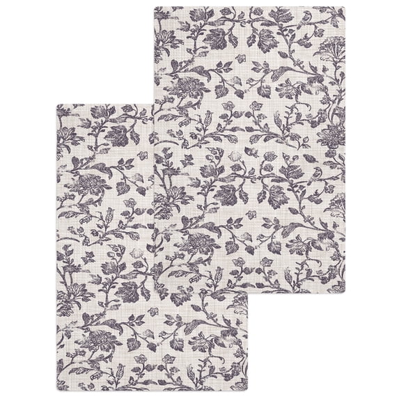 Spring Flowers Kitchen Dish Towels for Drying Dishes Set of 2 ...