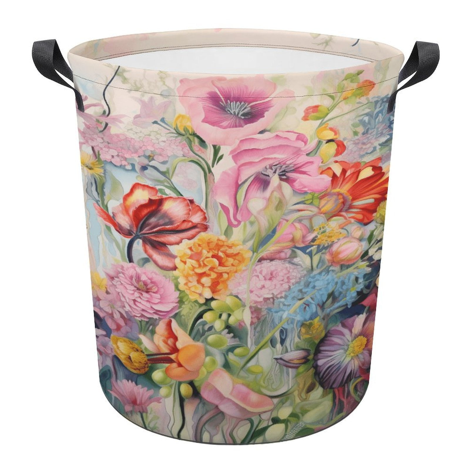 Spring Flowers Laundry Basket Storage Basket Controller Clothes ...