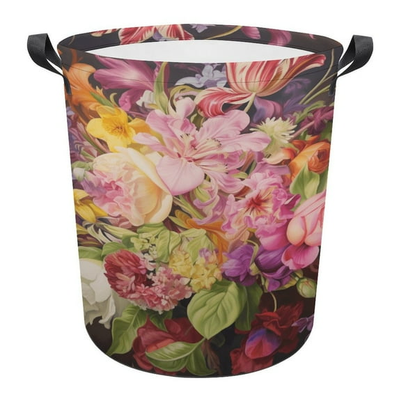 Spring Flowers Laundry Basket Storage Basket Controller Clothes ...