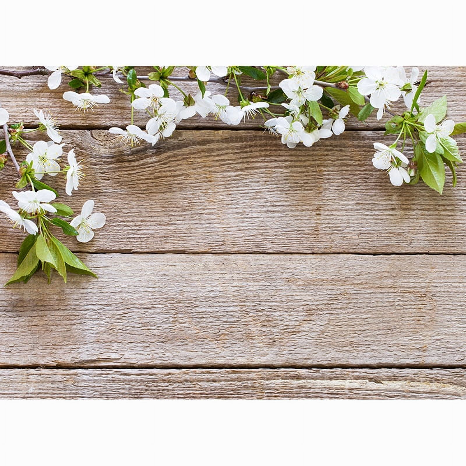 Spring Flowers Petal Wood Plank Photography Backdrops Wooden Board Baby ...