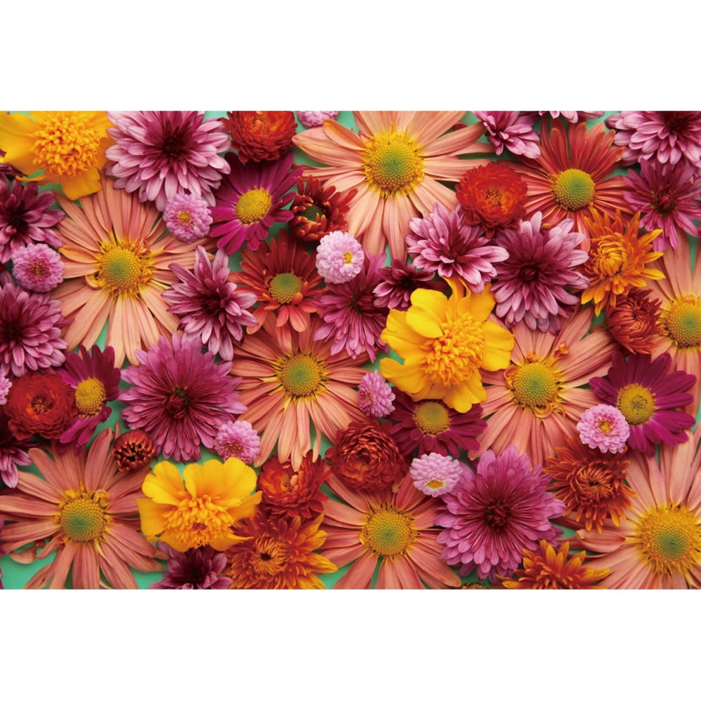 Spring Flowers Photography Backdrop Baby Shower Birthday Party r Banner ...