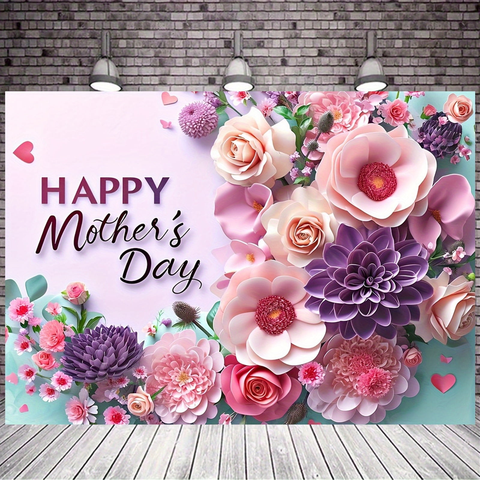 [Spring Flowers Photography Backdrop Easy] Spring Flowers & Pink ...