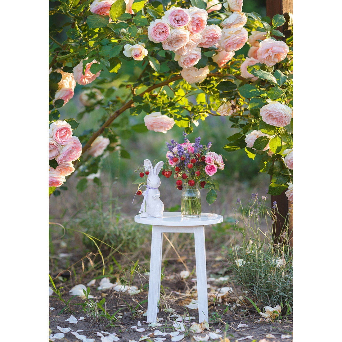 Spring Flowers Photography Background for Photo Studio Easter Egg Photo ...