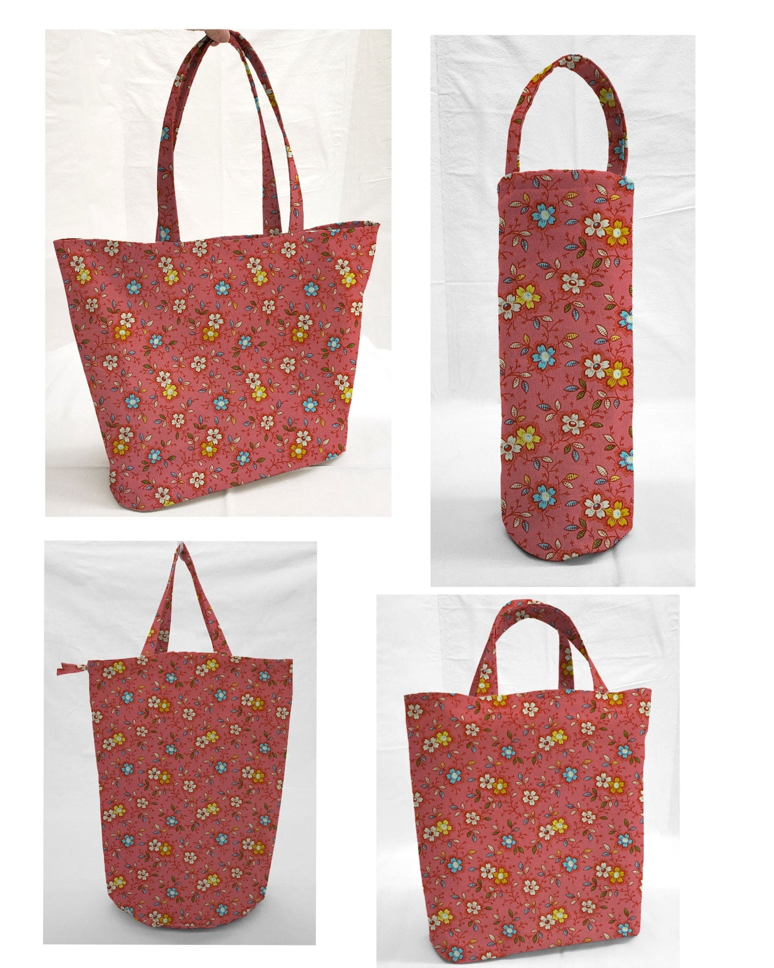 Spring Flowers Reusable Fabric Gift Bags and/or Bags by Penny's Needful ...