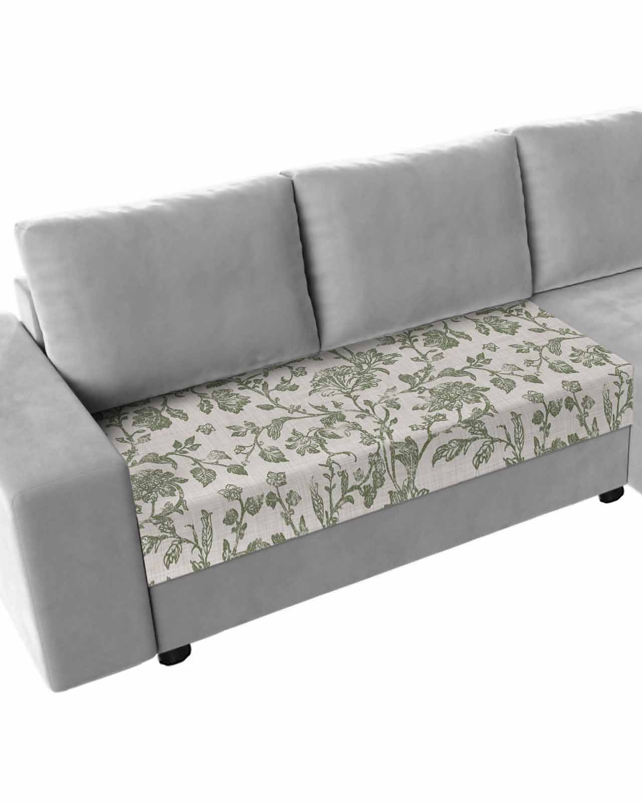 Spring Flowers Sofa Couch Cushion Covers Washable, Removable ...