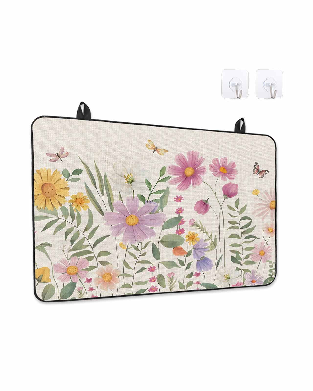 Spring Flowers Stove Top Covers for Electric Stove, Kitchen Glass ...