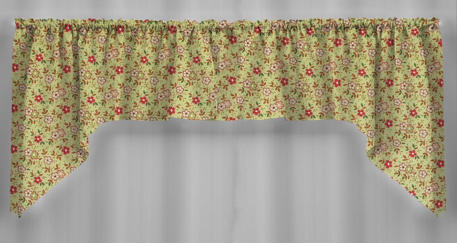 Spring Flowers Swag Panels by Penny's Needful Things (Set of 2) 24 Inch ...
