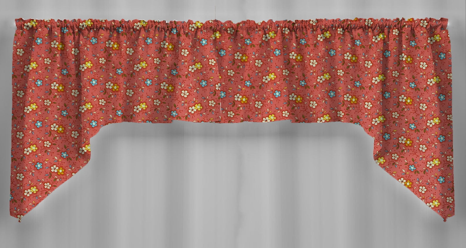 Spring Flowers Swag Panels by Penny's Needful Things (Set of 2) 24 Inch ...