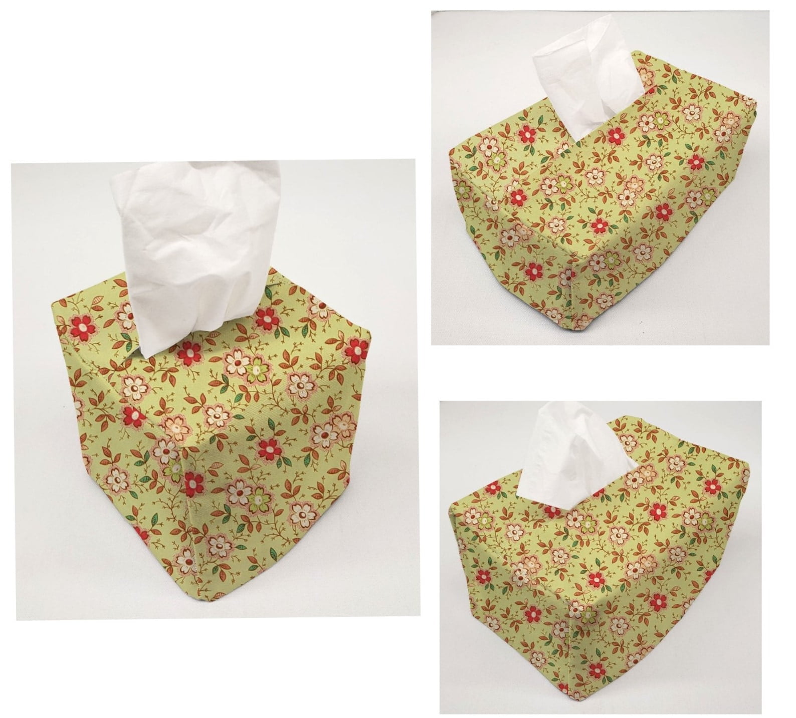 Spring Flowers Tissue Box Cover by Penny's Needful Things (Short ...