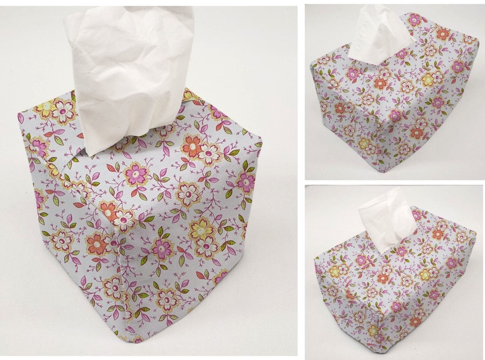 Spring Flowers Tissue Box Cover by Penny's Needful Things (Short ...
