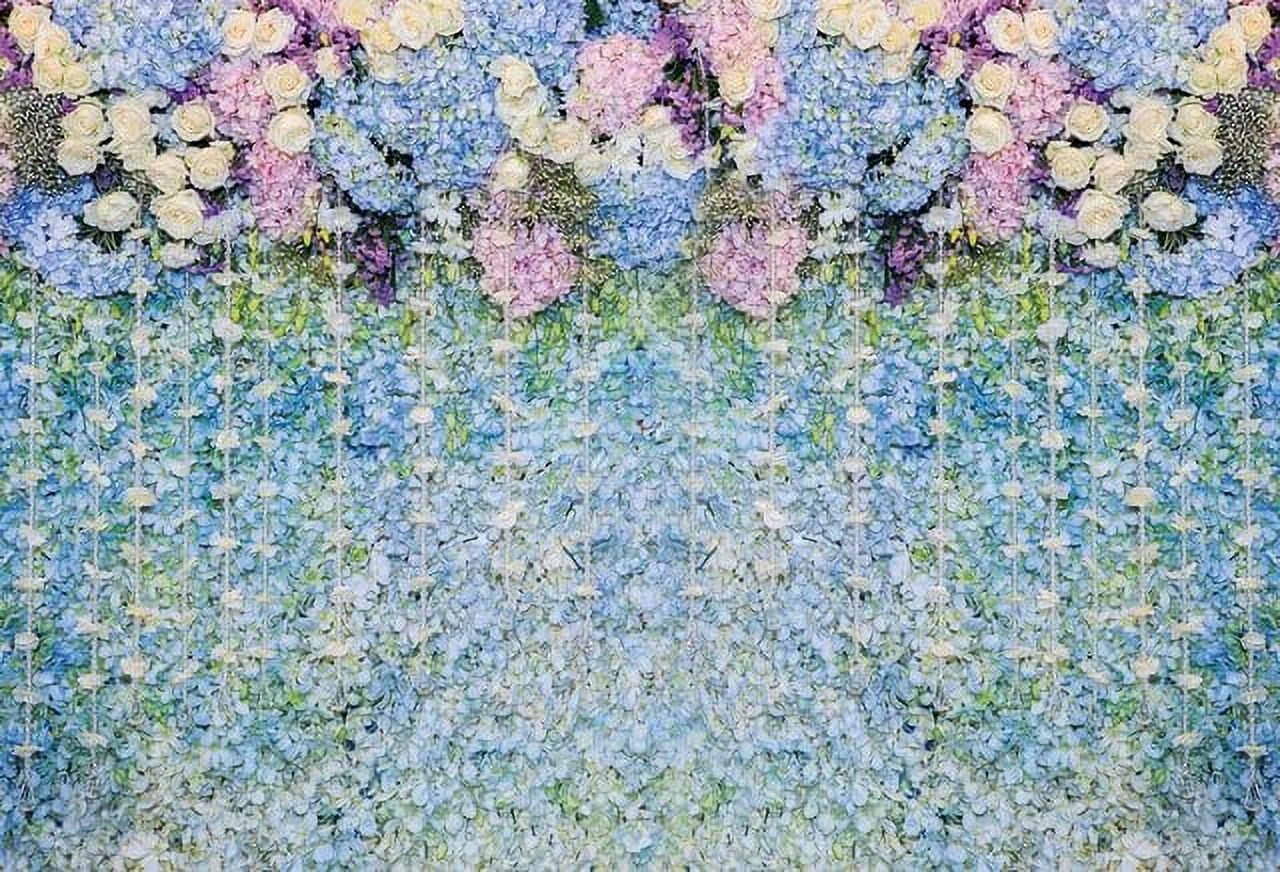 Spring Flowers Wedding Luxurious Stage Curtain Birthday Party ...