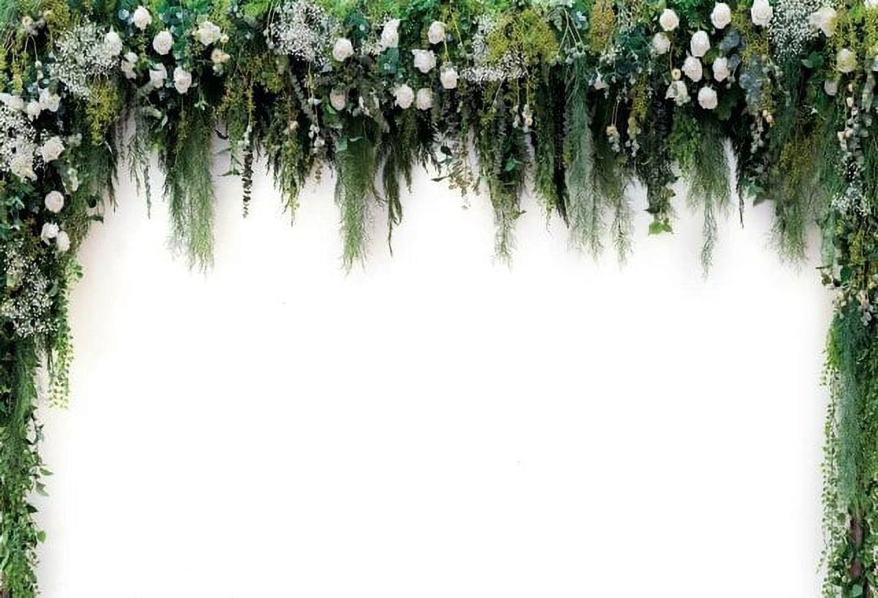 Spring Flowers Wedding Luxurious Stage Curtain Birthday Party ...