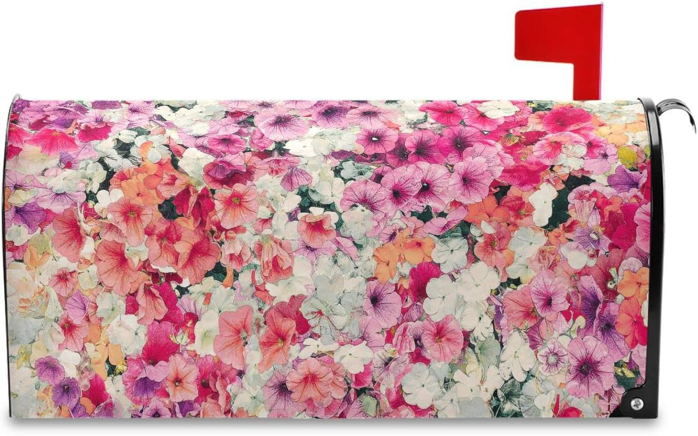 Spring Flowers Welcome Mailbox Cover Standard Size Colorful Sunflower ...