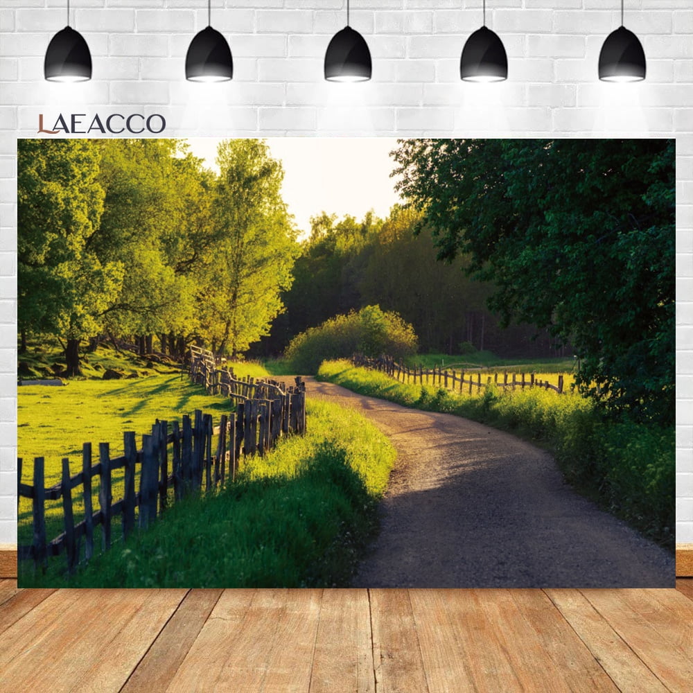 Spring Forest Park Photography Backdrop Tulip Flowers Jungle Garden ...