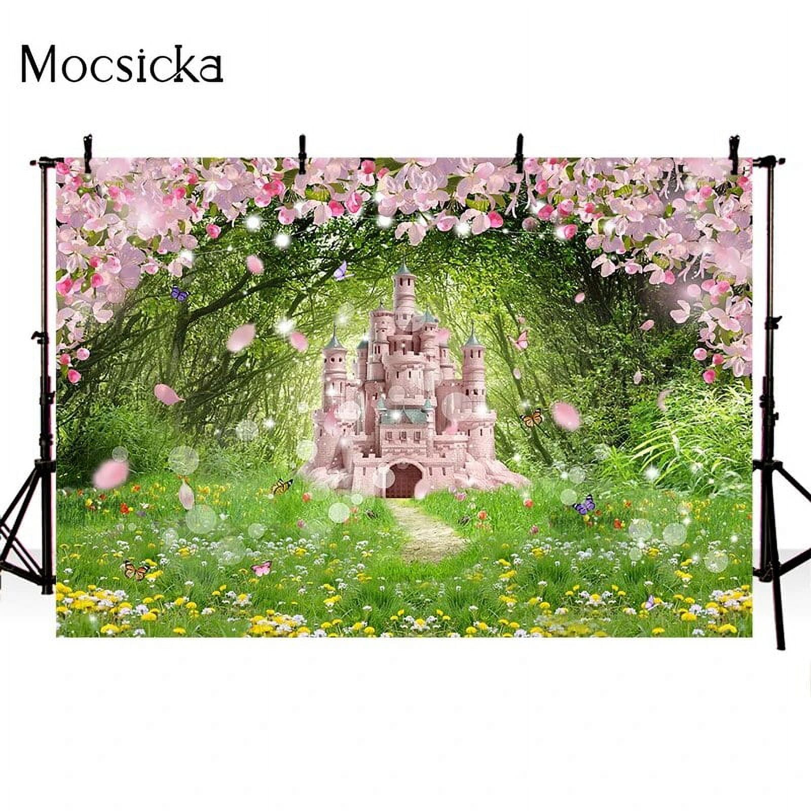 Spring Forest Photography Background Castle Grass Decoration Studio ...