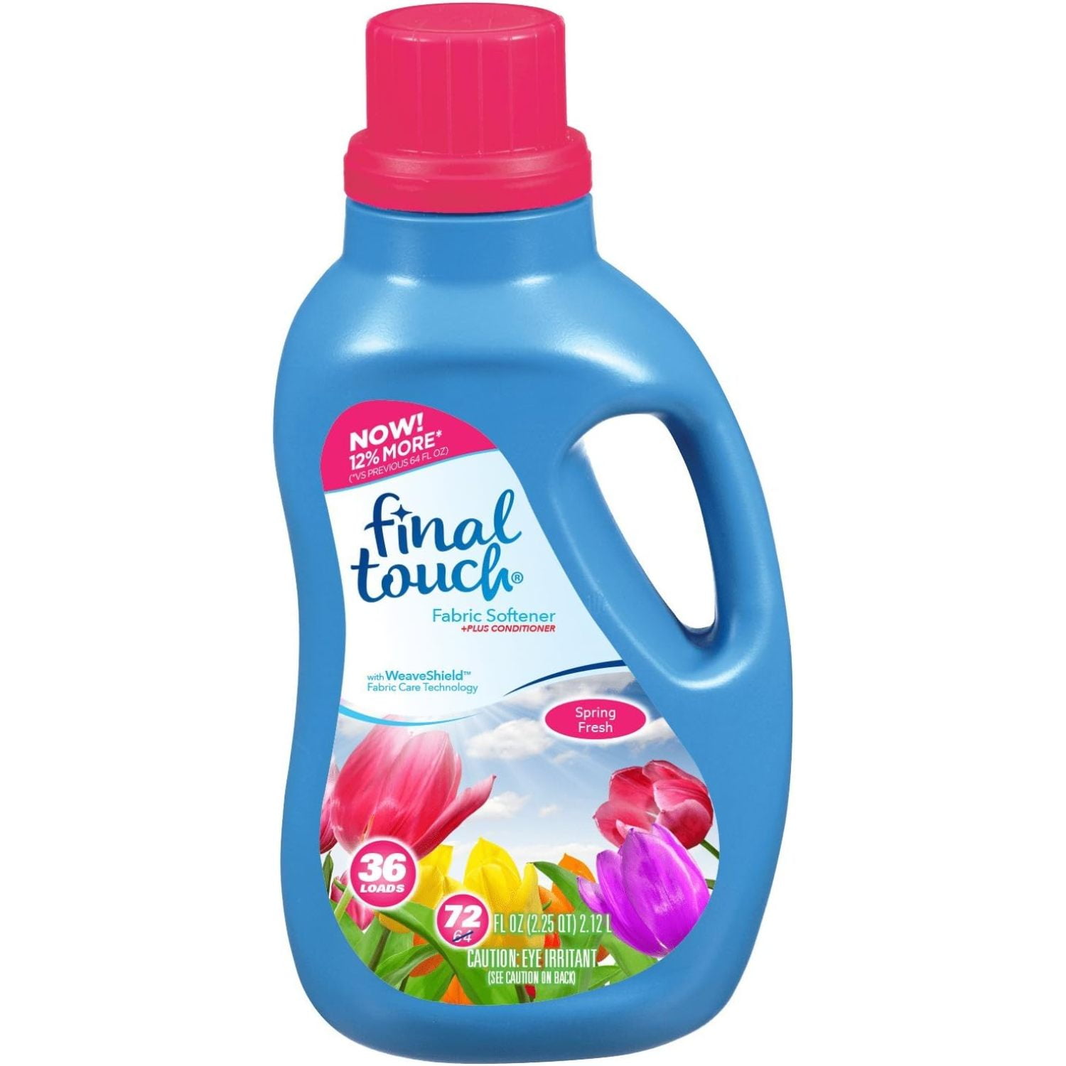 Spring Fresh Liquid Fabric Softener with WeaveShield Fabric Care ...