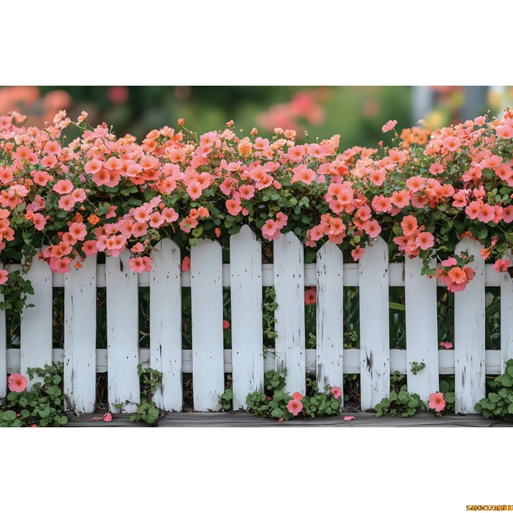 Spring Gard Flower Backdrop Gre Grass Floral Wall Fce Bridal Shower ...