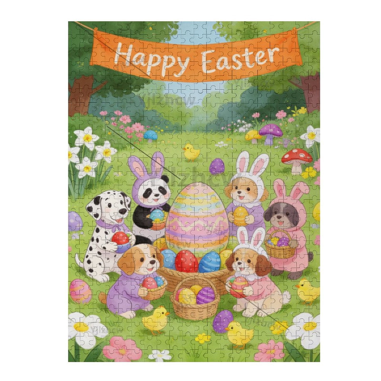 Spring Garden Animal Easter Wooden Puzzle 500 Pieces Adults Indoor ...