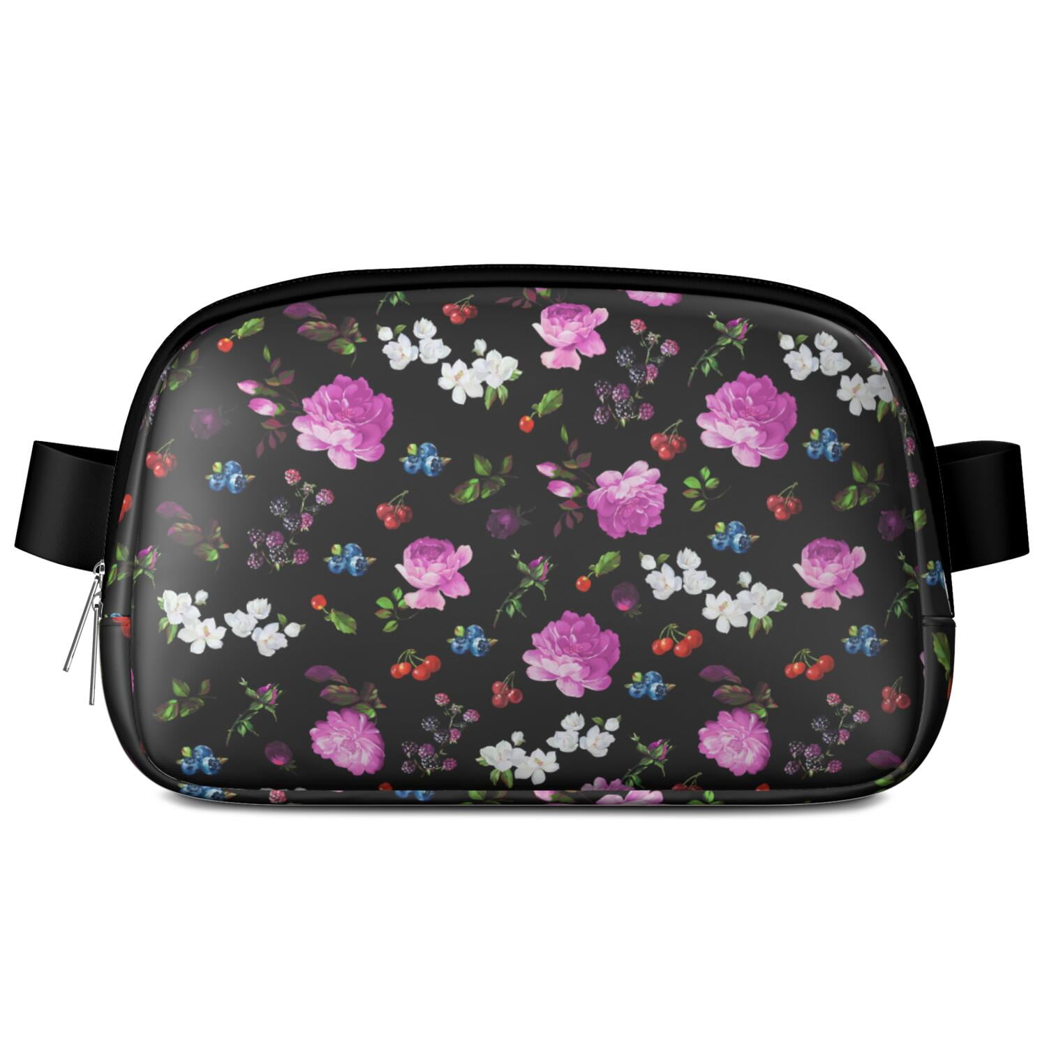 Spring Garden Fanny Pack – Floral Belt Bag with Hummingbird, Butterfly ...