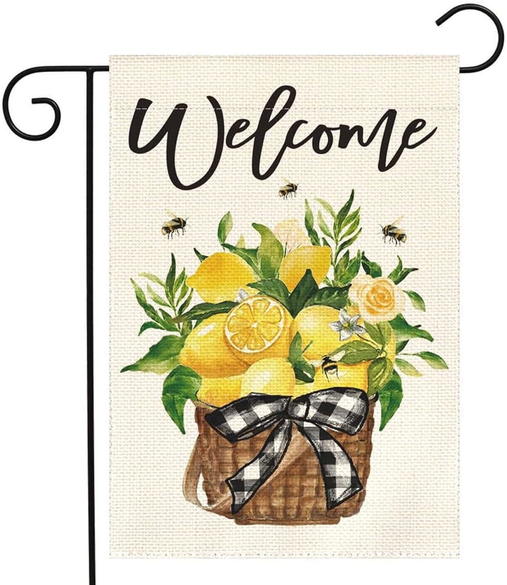 Spring Garden Flag 12x18 Inch Double Sided for Outside Welcome Yard ...