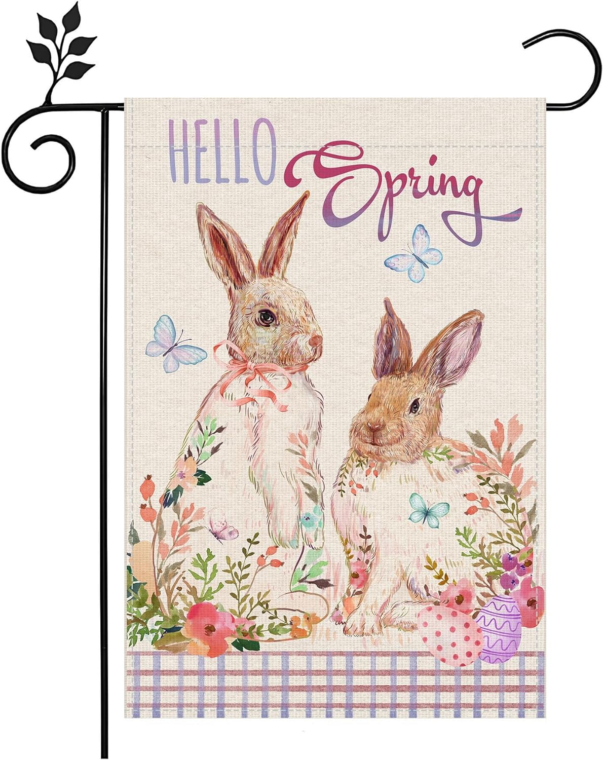 Spring Garden Flag 12x18 Inch Vertical Double Sided Spring Holiday ...