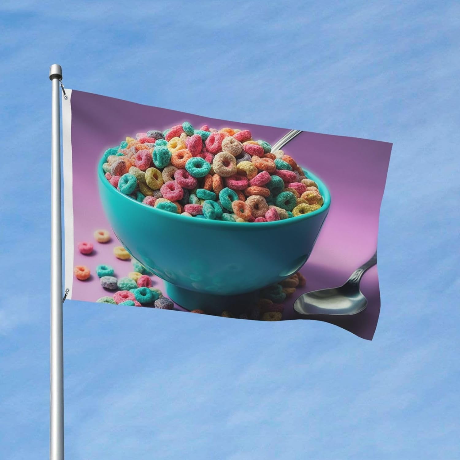 Spring Garden Flag 3x5 ft Cereal in Bowl Garden Flags for Outside ...