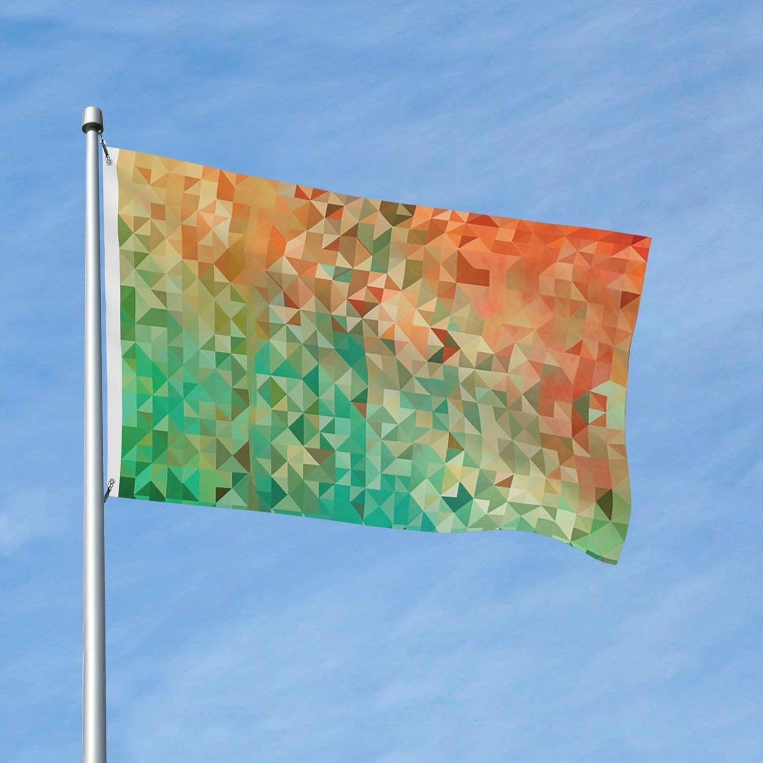 Spring Garden Flag 3x5 ft Geometric Gradient Garden Flags for Outside ...