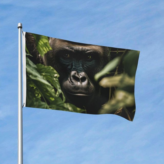 Spring Garden Flag 3x5 ft Gorilla Landscape Garden Flags for Outside ...