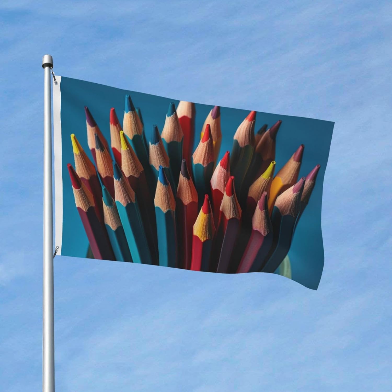 Spring Garden Flag 3x5 ft Many Pencils Garden Flags for Outside Seasons ...