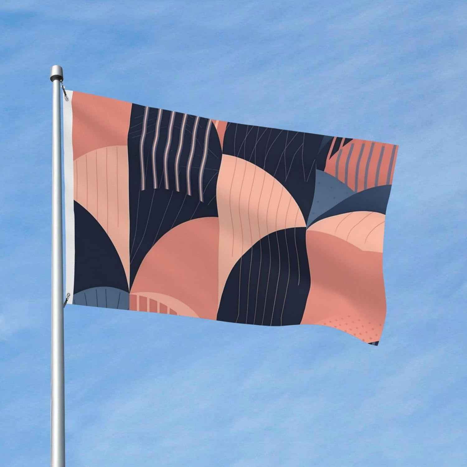 Spring Garden Flag 4.85x8 ft Color Lines Garden Flags for Outside ...