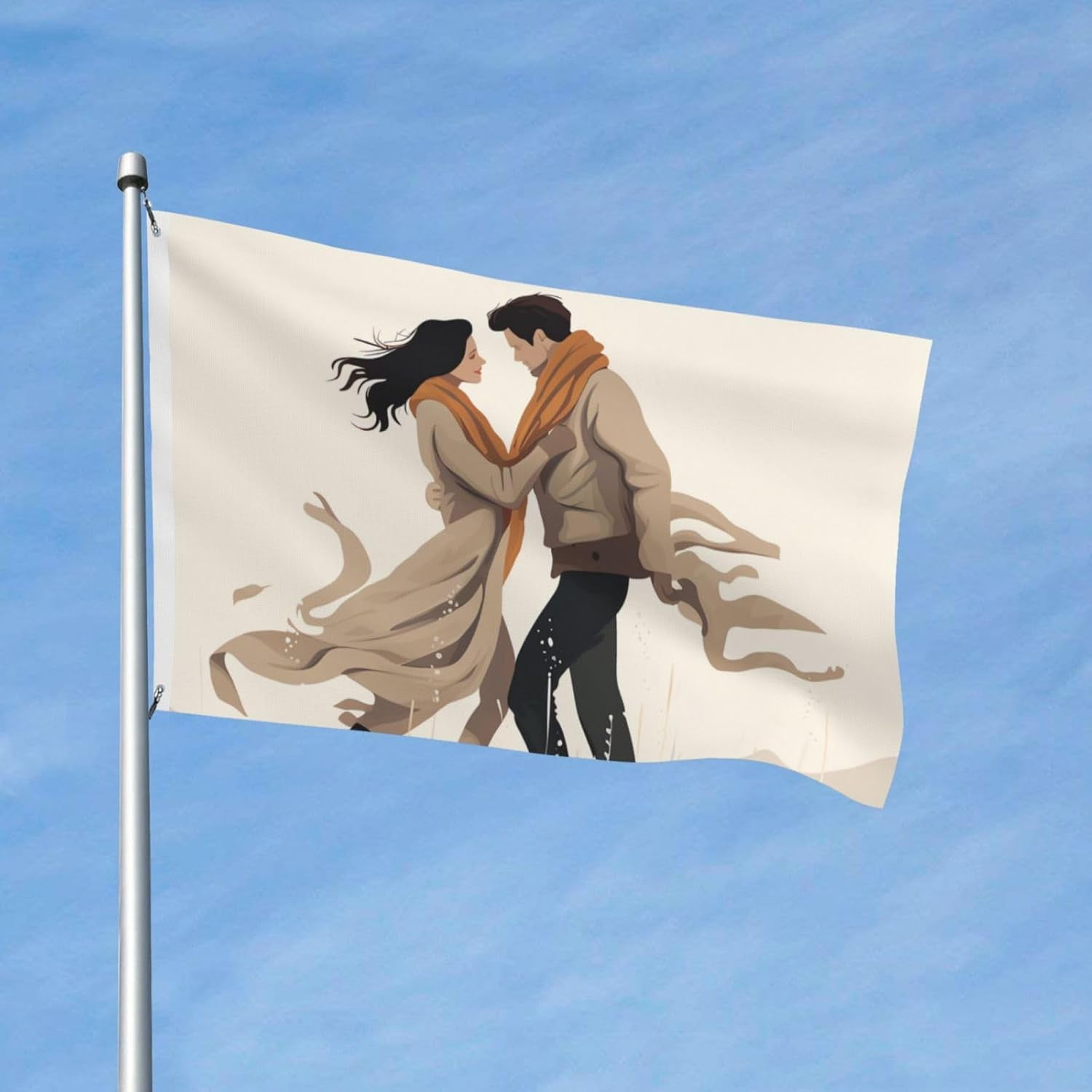 Spring Garden Flag 4.85x8 ft Dance in Winter Garden Flags for Outside ...