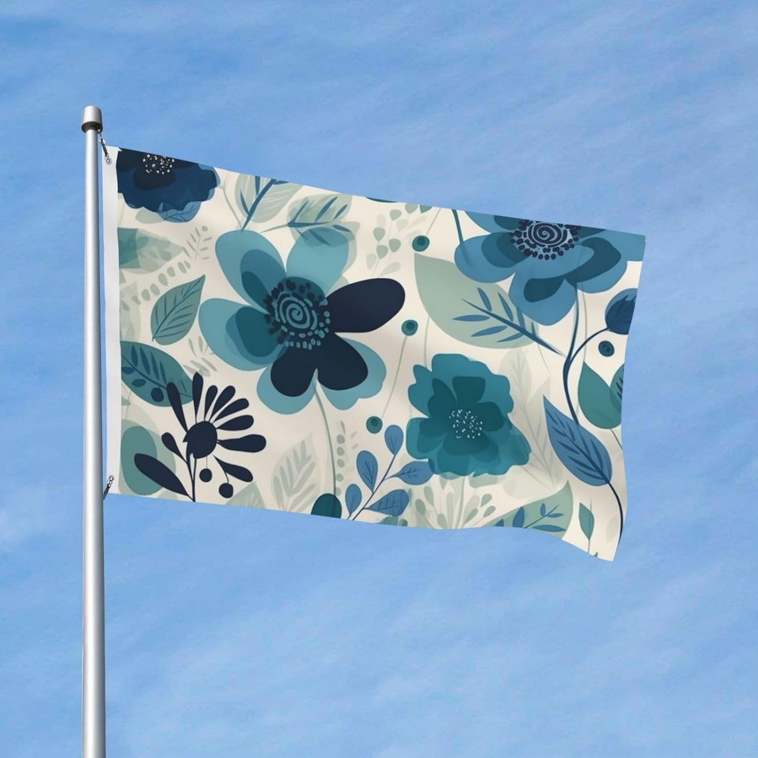 Spring Garden Flag 4.85x8 ft Flowers and Leaves Garden Flags for ...
