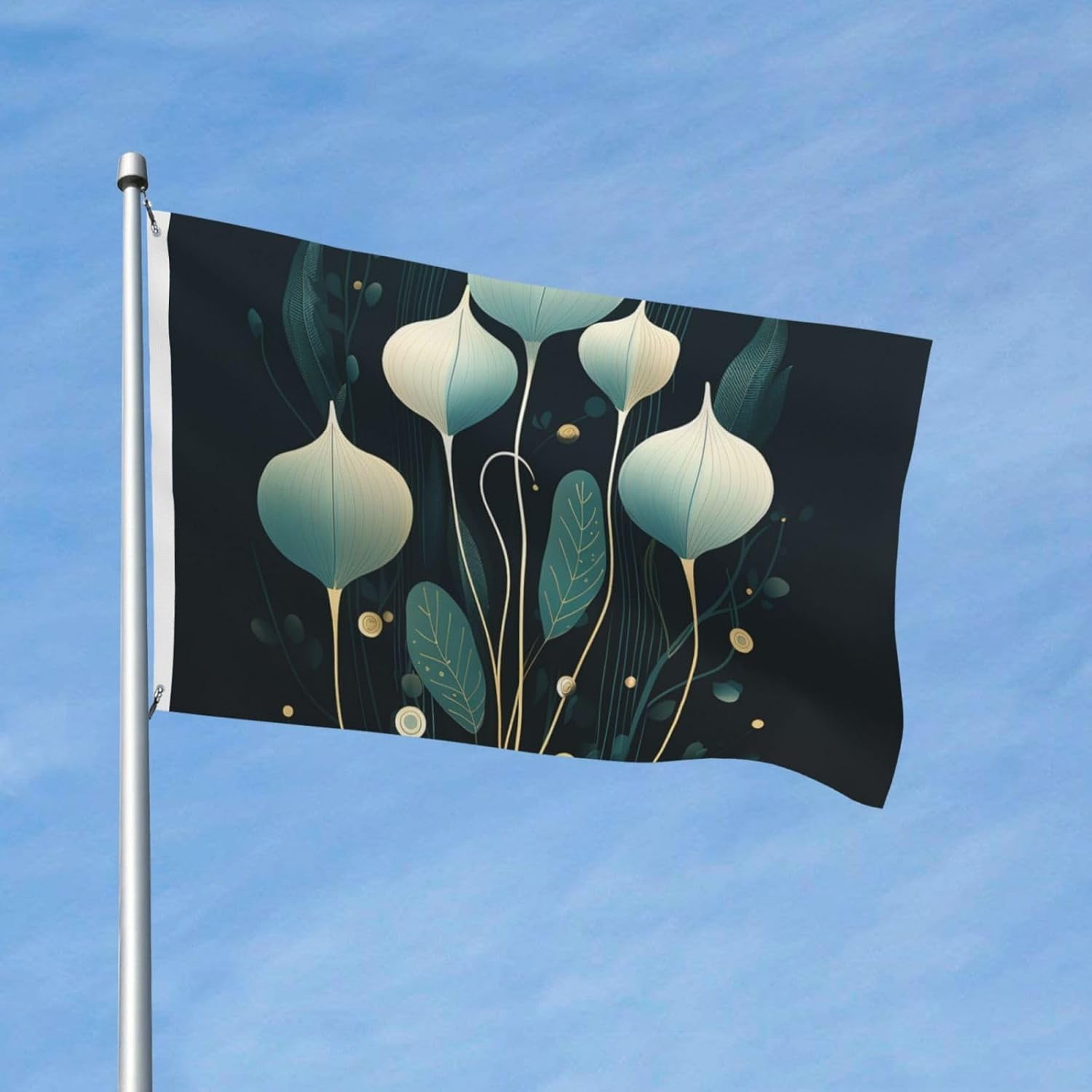 Spring Garden Flag 4.85x8 ft Graphic Plants Garden Flags for Outside ...