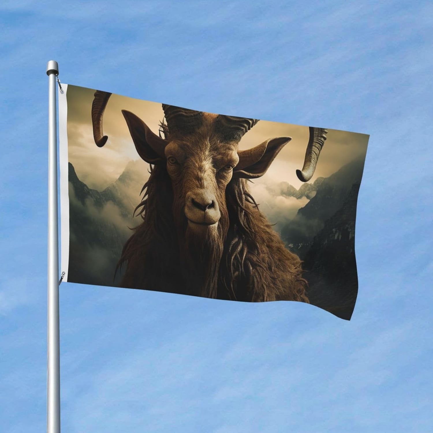 Spring Garden Flag 4x6 ft Goat Looking into Camera Garden Flags for ...