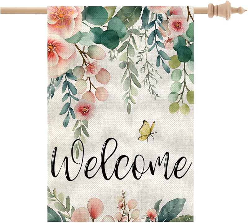 Spring Garden Flag Floral 12×18 Inch Double Sided for Outside Small ...