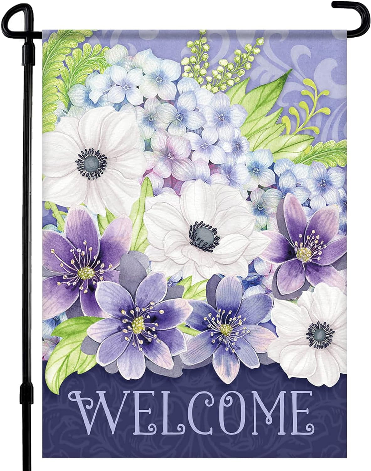 Spring Garden Flags 28x40 inch Double Sided - Floral Welcome Bouquet ...