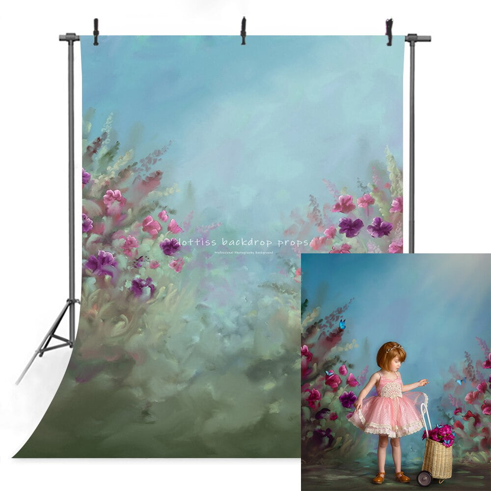 Spring Garden Floral Backdrops Girl Pregnant Woman Portrait Child Baby ...
