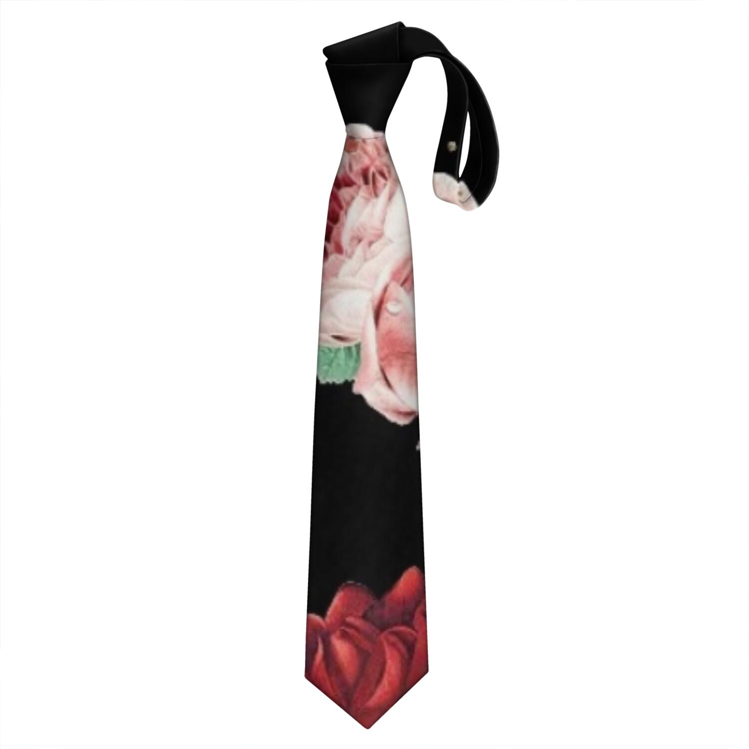 Spring Garden Floral Tie - Fresh Bloom Print Men's Formal Business ...