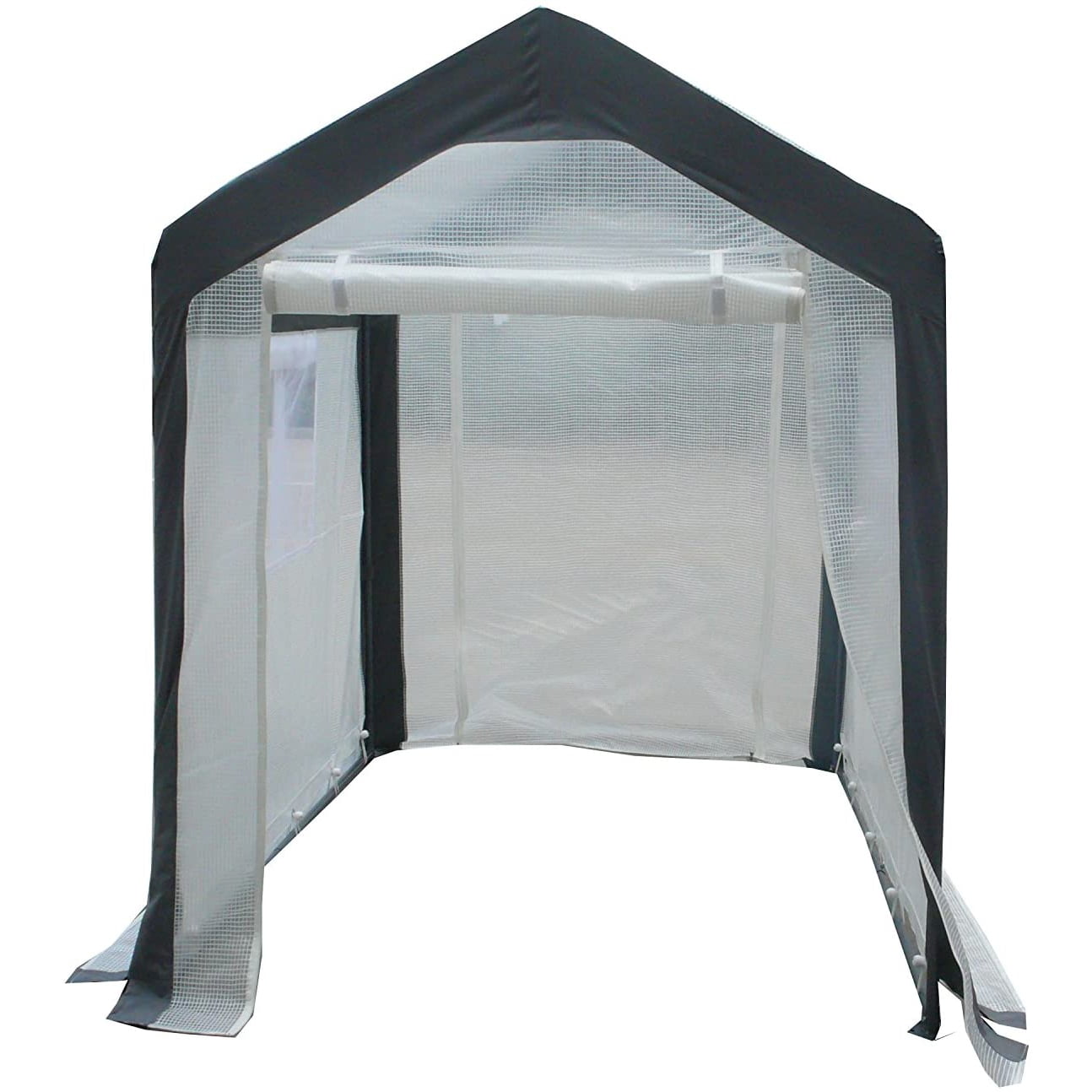 Spring Gardener Gable Enclosed UV Resistant Walk In Garden Greenhouse ...