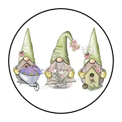 Spring Gnomes Sticker Party Favors Sticker Envelope Seals Labels ...