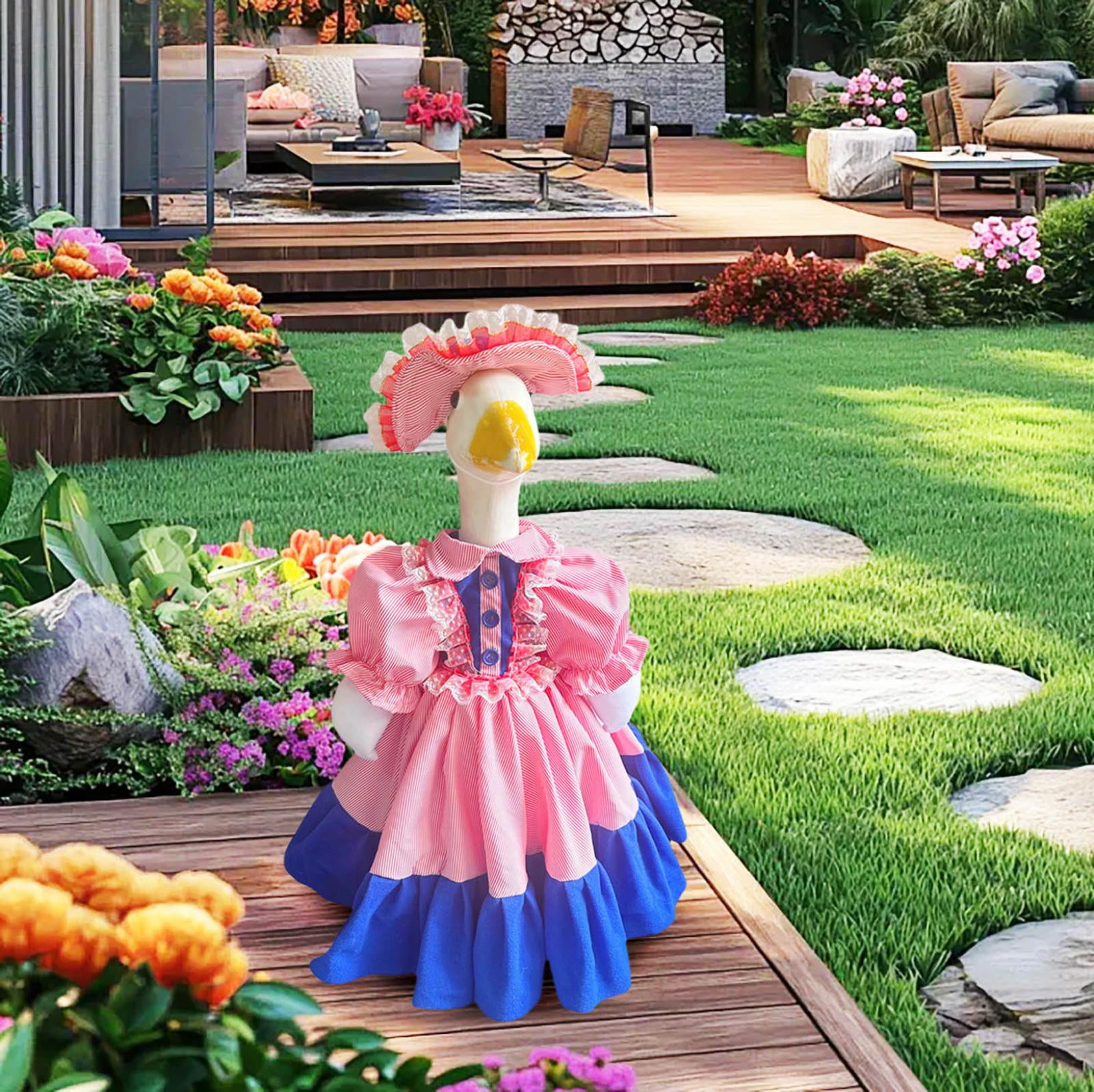 Spring Goose Outfit,Pet Cloth, Porch Goose Clothes With Hat,4th of July ...