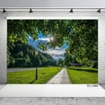 Spring Grass Path Woods Park Sun Scenery Portrait Children Young ...