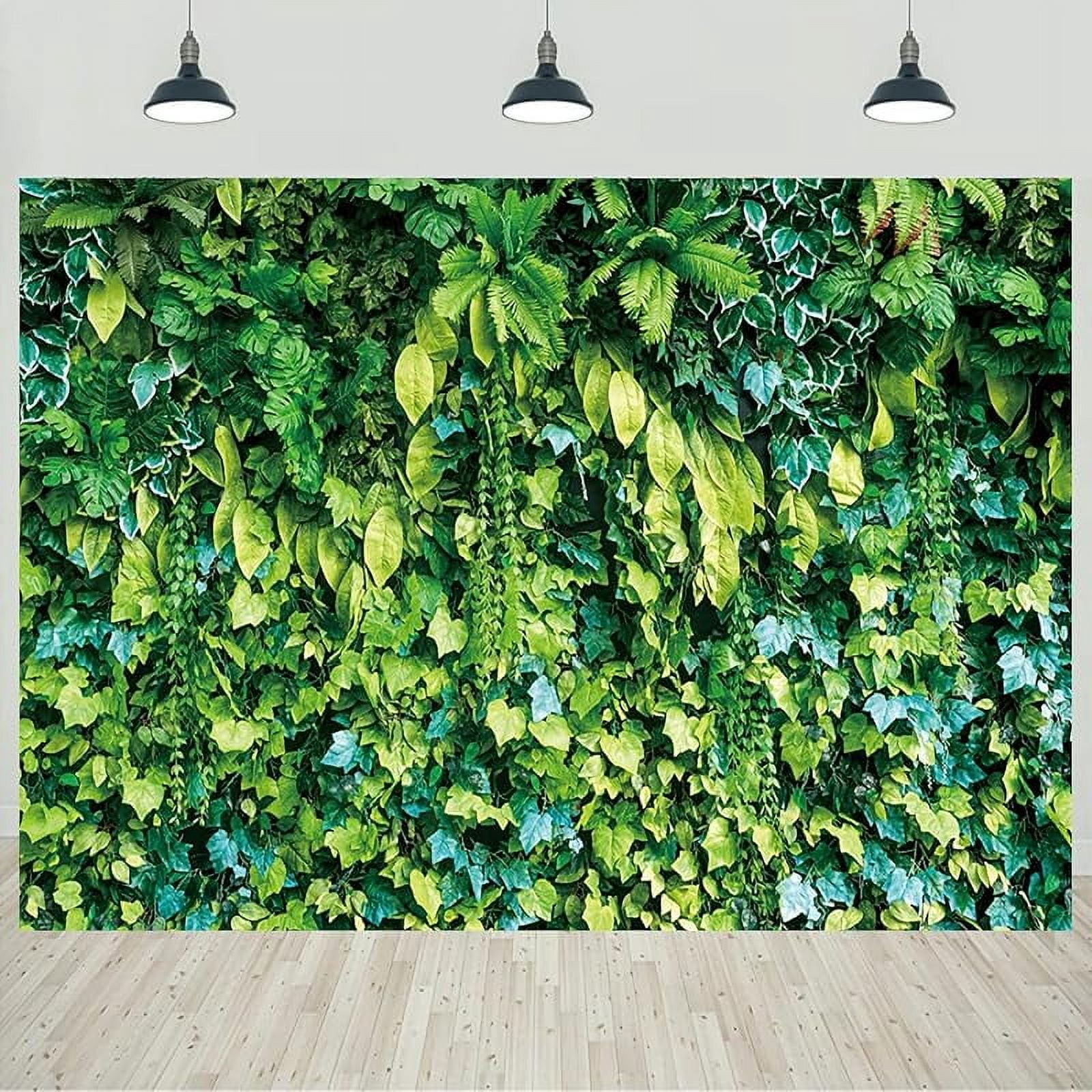 Spring Grass Wall Backdrop Green Leaves Wall Photography Background for ...
