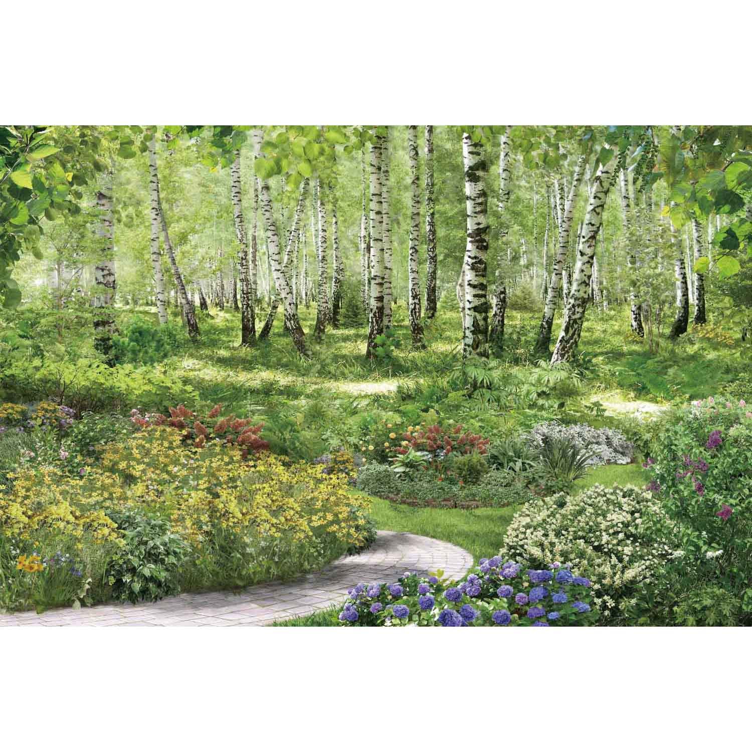 Spring Gre Grass Backdrop Photography Brick Wood Fce Arch Wall Gard ...