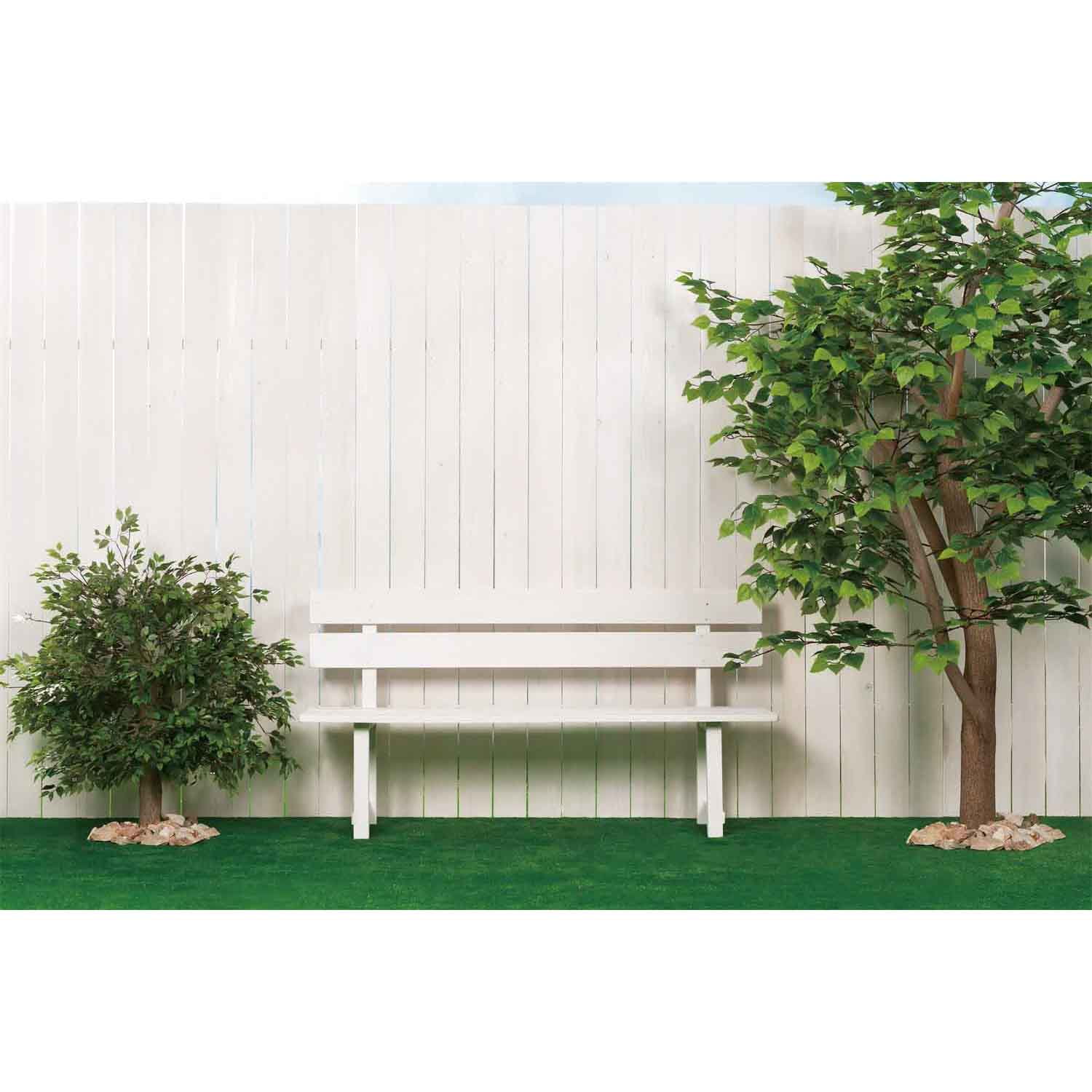 Spring Gre Grass Backdrop Photography Brick Wood Fce Arch Wall Gard ...