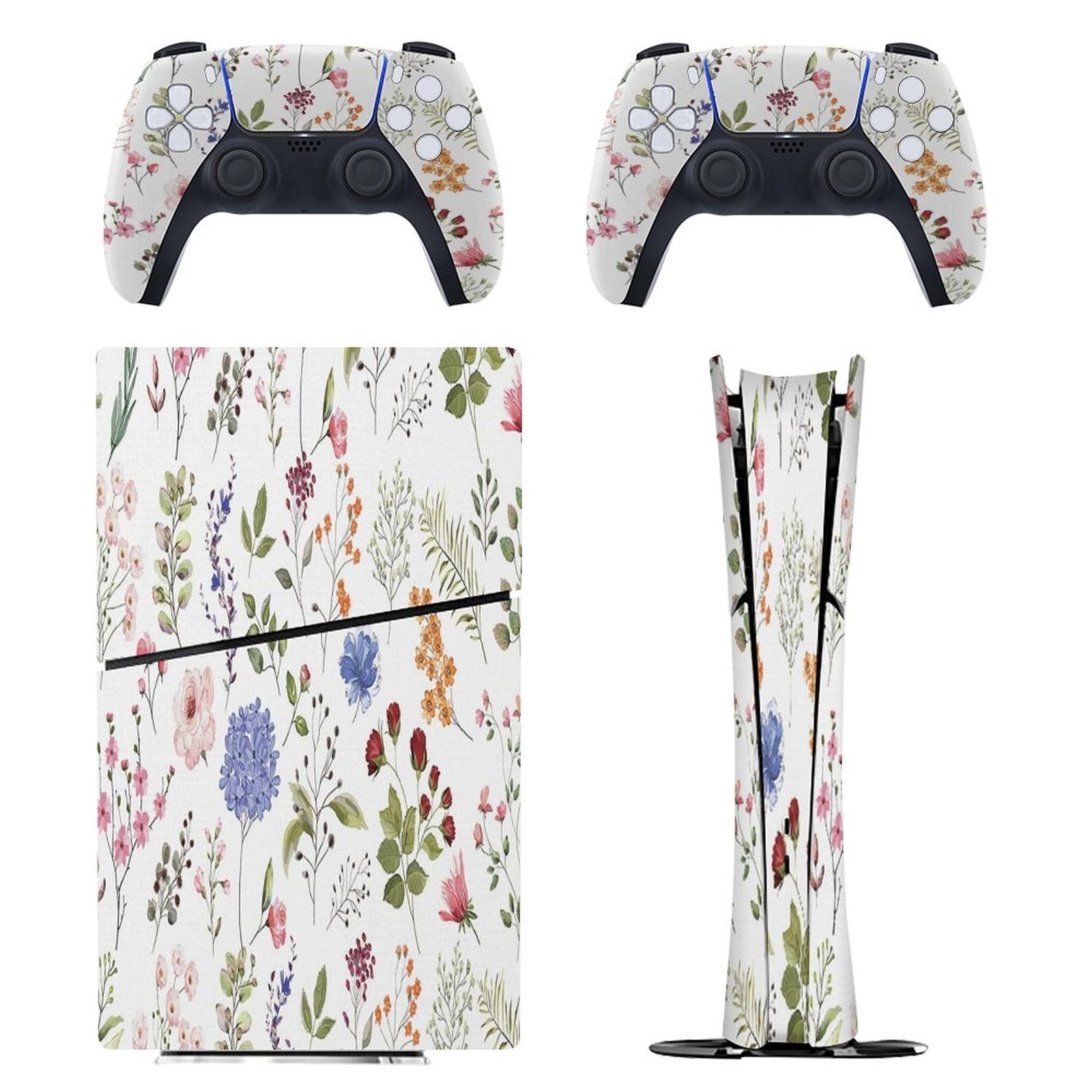 Spring Green Botanical Colorful Wildflower PS5/PS5 Pro/PS5 Slim Digital ...