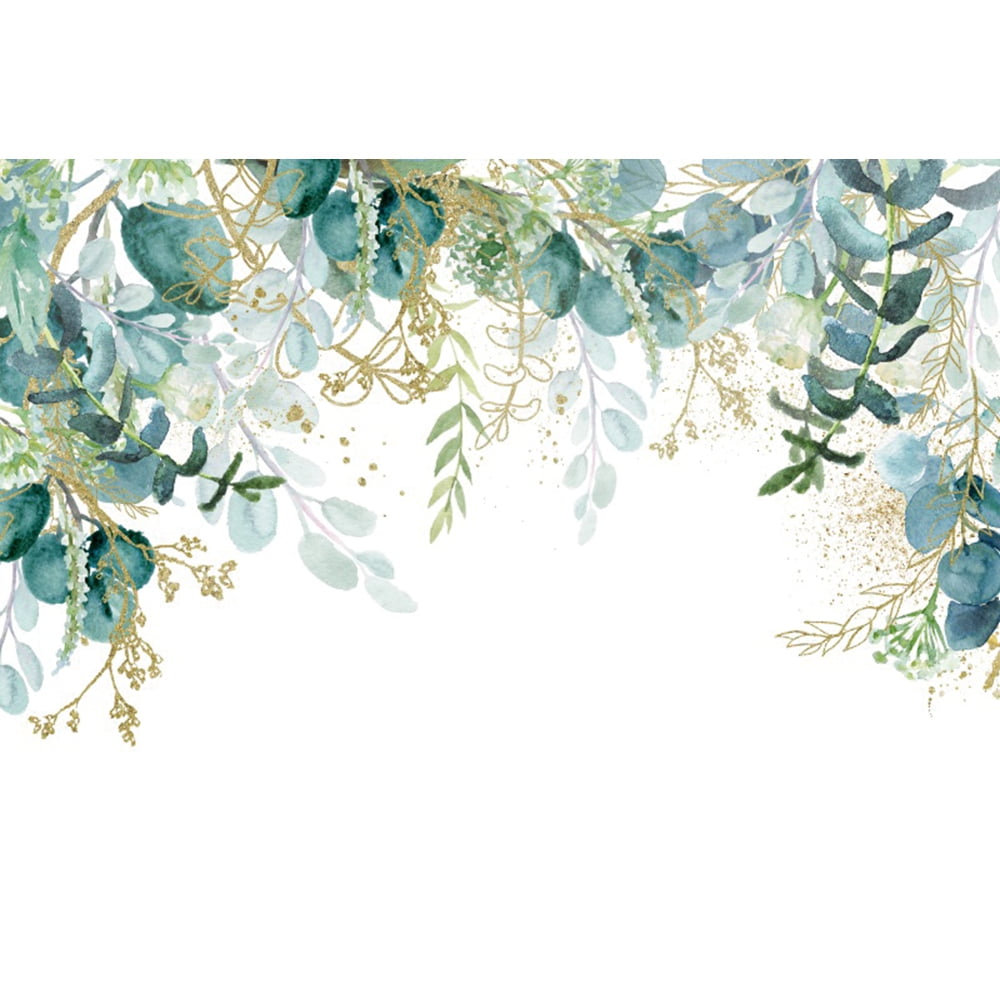 Spring Green Eucalyptus Leaves Backdrops Greenery Wedding Baby Birthday ...