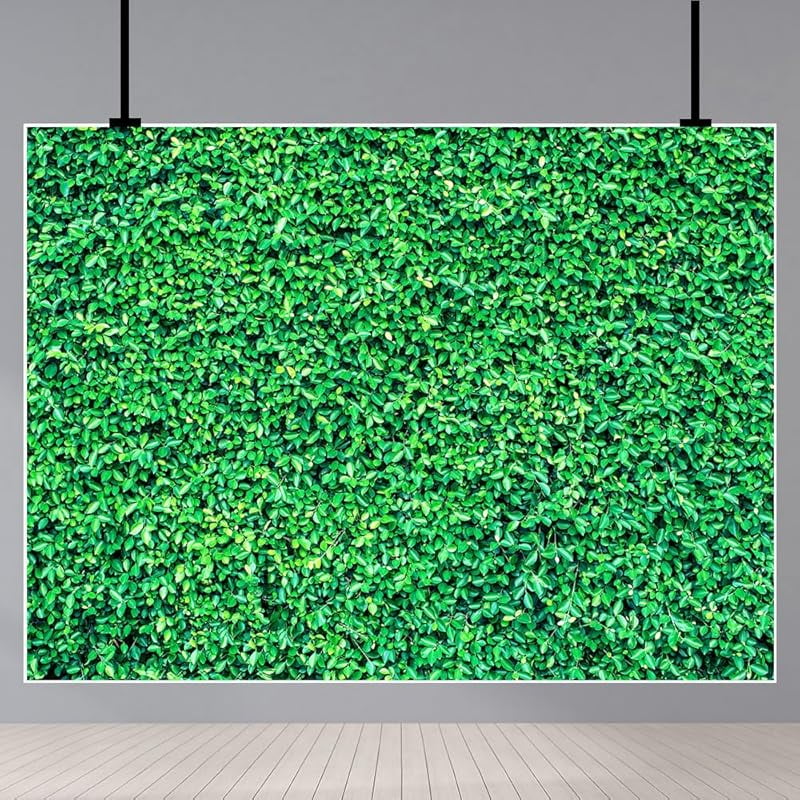 Spring Green Leaves Backdrop Nature Greenery Outdoor Decorations ...