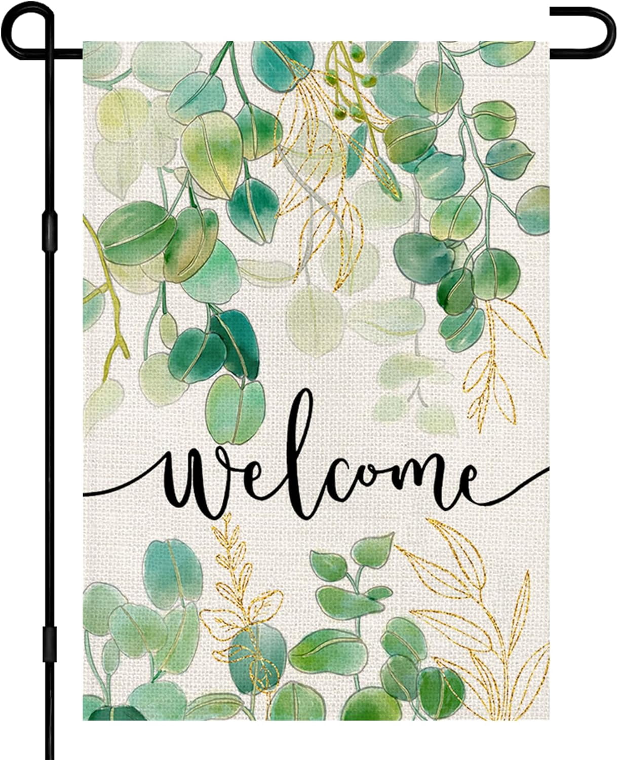 Spring Green Plants Garden Flag 12x18 inch Double Sided Burlap for ...