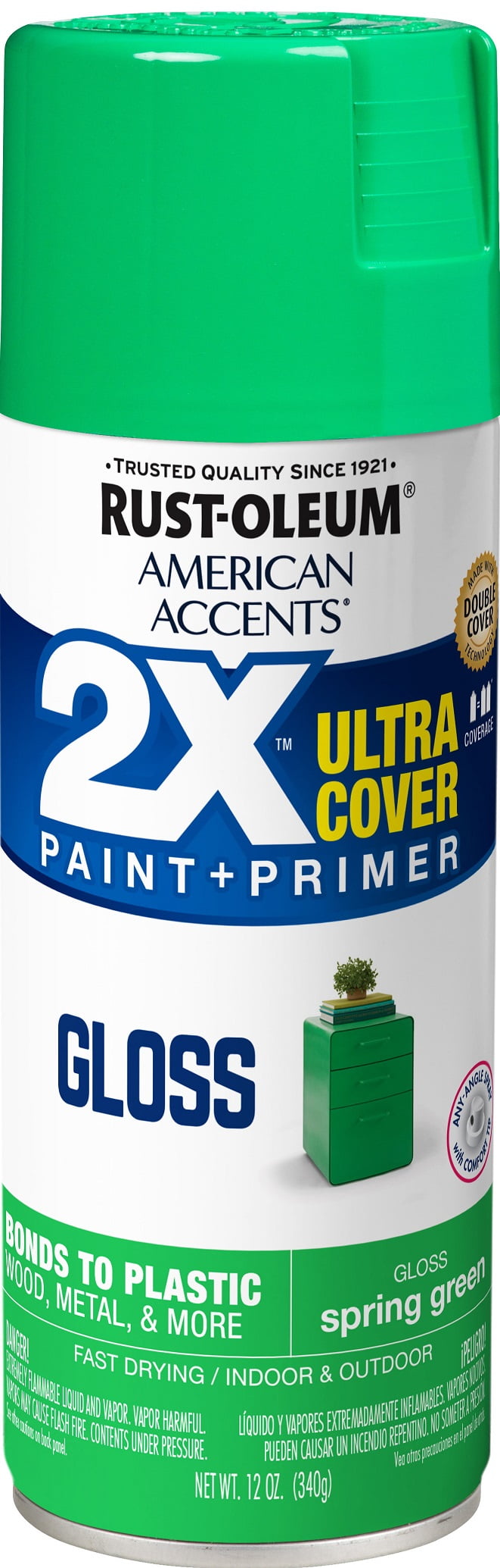 Spring Green, Rust-Oleum American Accents 2X Ultra Cover Gloss Spray ...